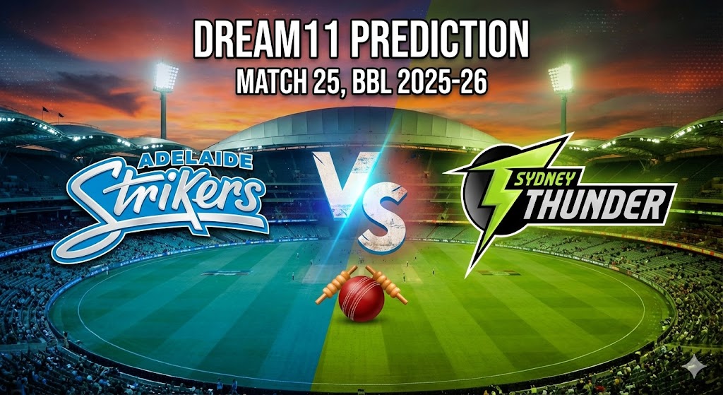 STR vs THU Dream11 Prediction – Adelaide Strikers vs Sydney Thunder ...